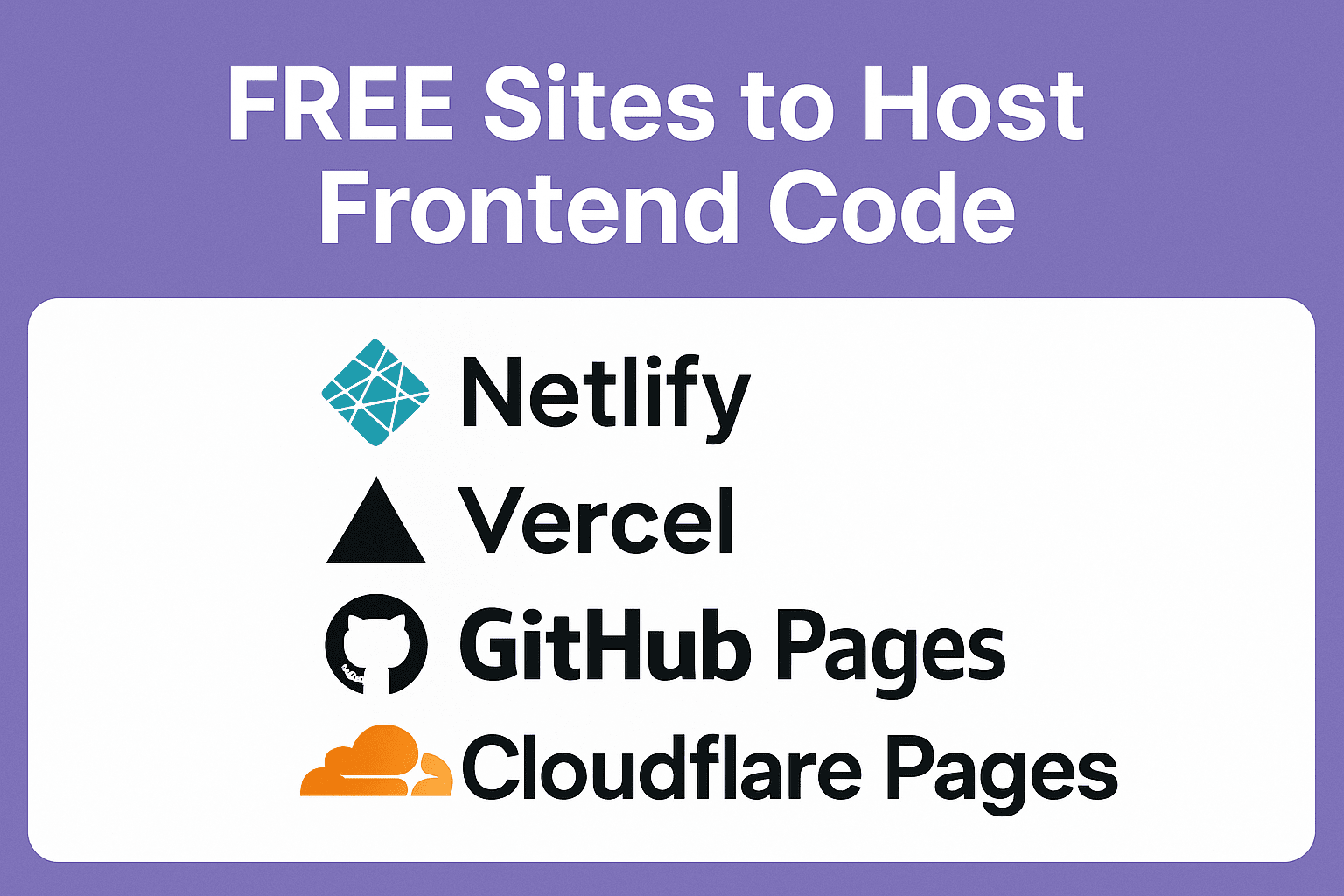 Best FREE Sites to Host Backend, Frontend, Database, and More (Full ...